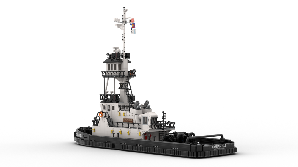 Lego Moc Jordan Isle Patapsco Class Tug By Yellowlxf Rebrickable