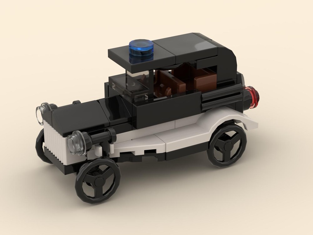 LEGO MOC Mini classic police car by aquir | Rebrickable - Build with LEGO