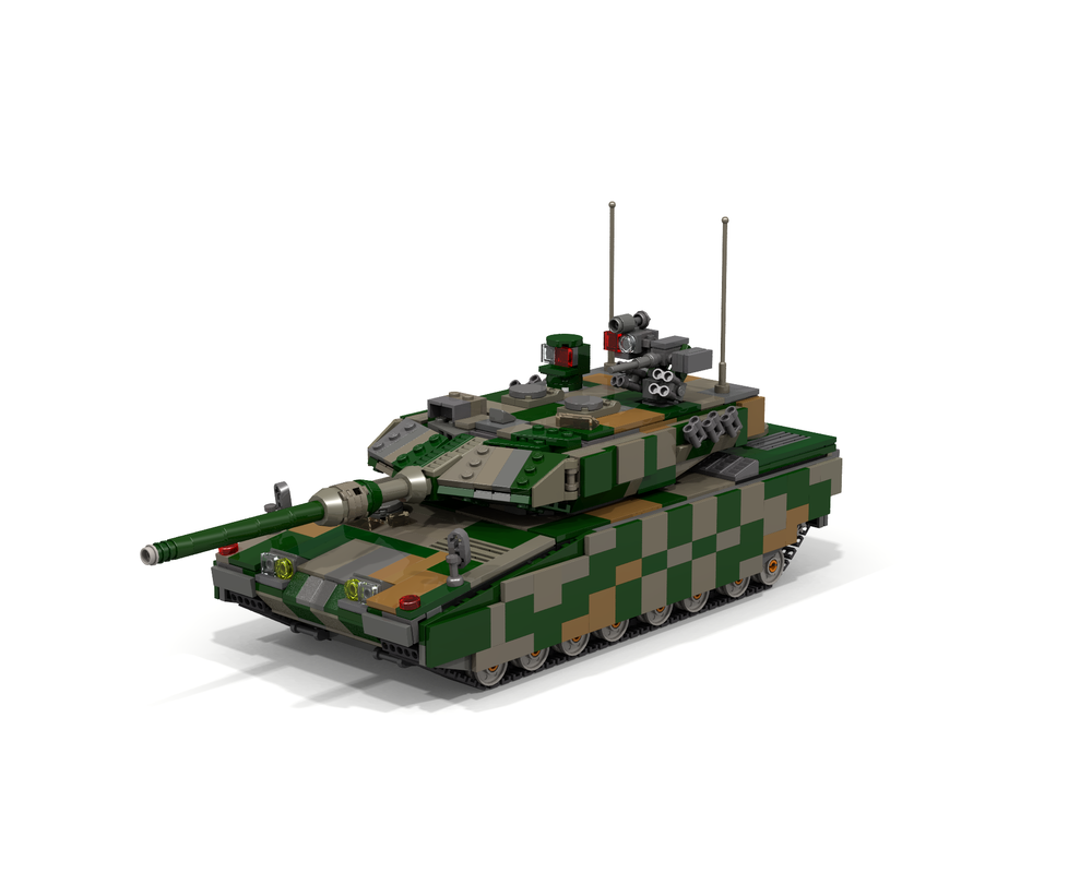LEGO MOC LEOPARD 2 A7 by DarthDesigner | Rebrickable - Build with LEGO
