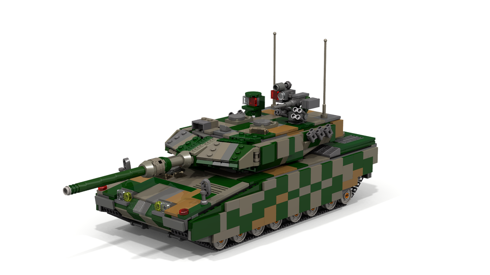 LEGO MOC LEOPARD 2 A7 by DarthDesigner | Rebrickable - Build with LEGO