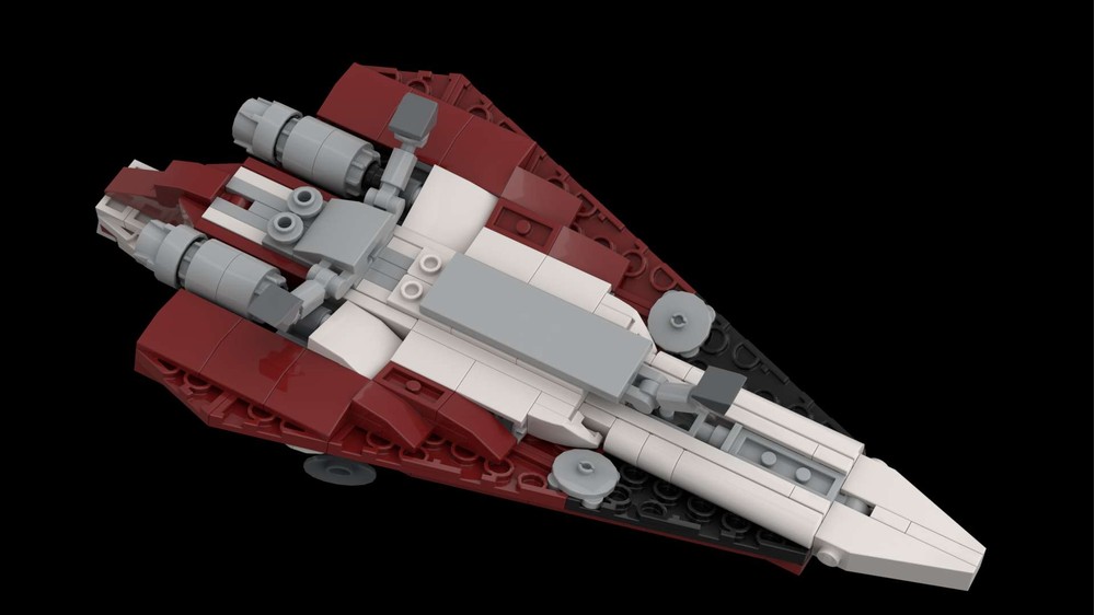 Lego Moc Obi Wans Starfighter By Maikusan Rebrickable Build With Lego