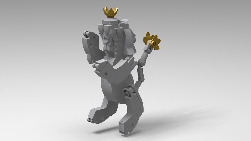 LEGO MOC lion statue by Dna142 | Rebrickable - Build with LEGO