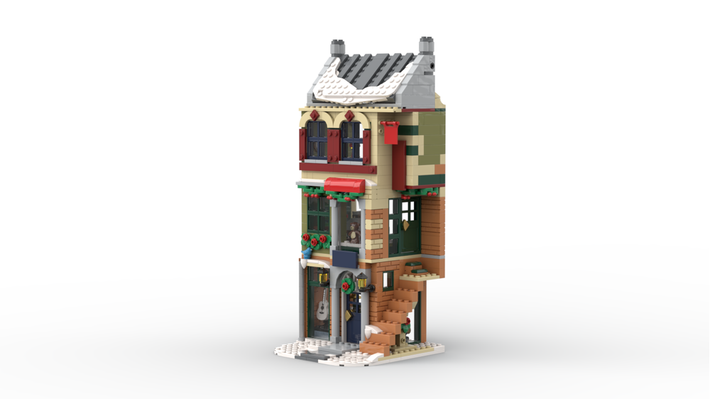 LEGO MOC 10308 Holiday main street by Lenarex | Rebrickable - Build ...