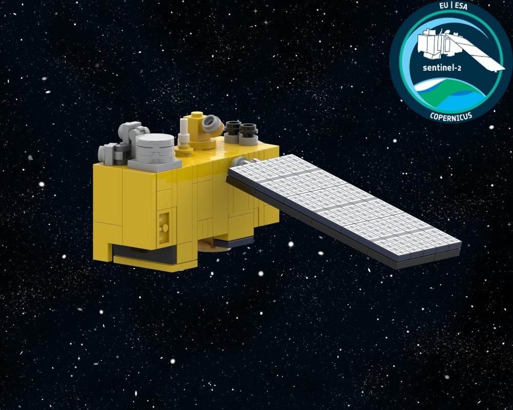 LEGO MOC Sentinel-2 by BrickSat | Rebrickable - Build with LEGO
