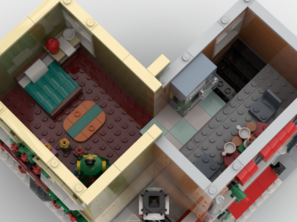 Lego Moc Corner Holiday Main Street By Brick Artisan Rebrickable