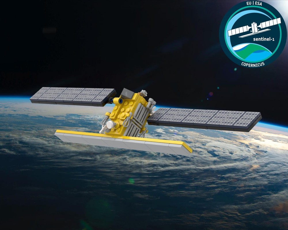 LEGO MOC Sentinel-1 by BrickSat | Rebrickable - Build with LEGO