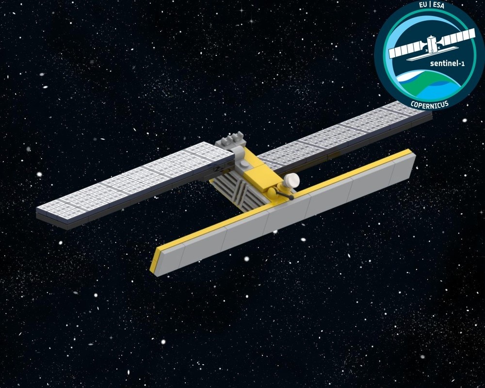 LEGO MOC Sentinel-1 by BrickSat | Rebrickable - Build with LEGO