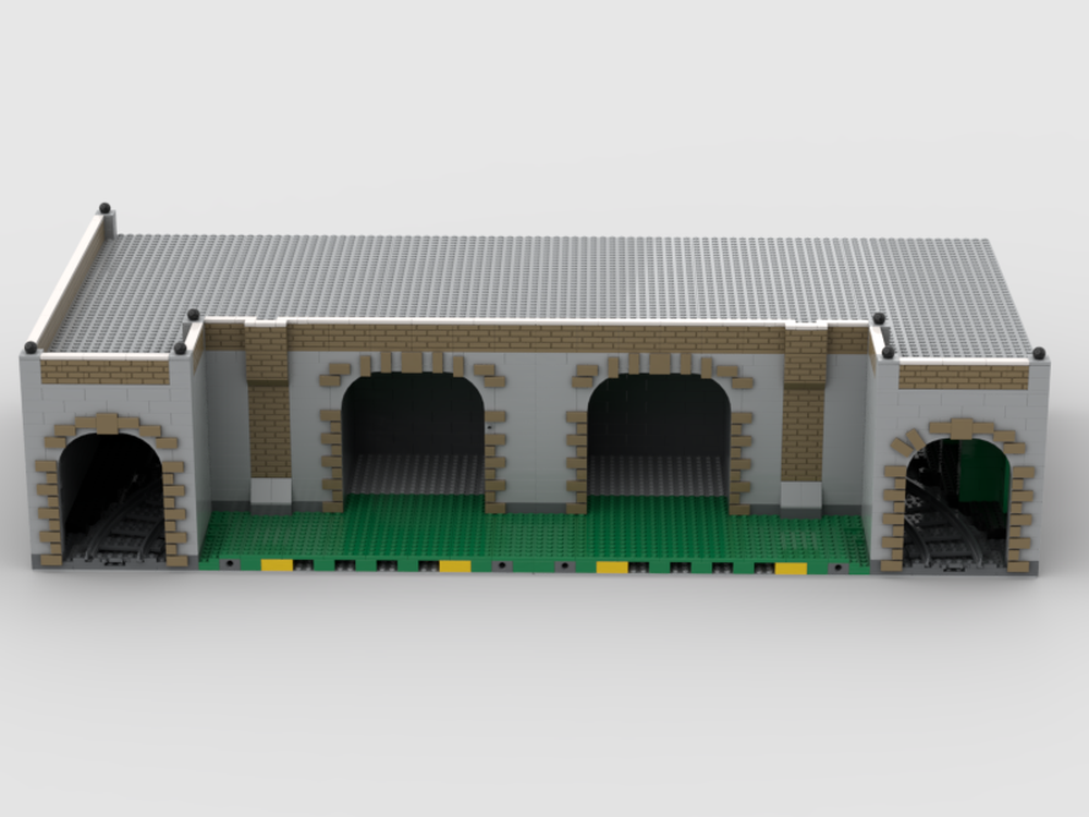 LEGO MOC Tunnel train by gijoseph25b | Rebrickable - Build with LEGO