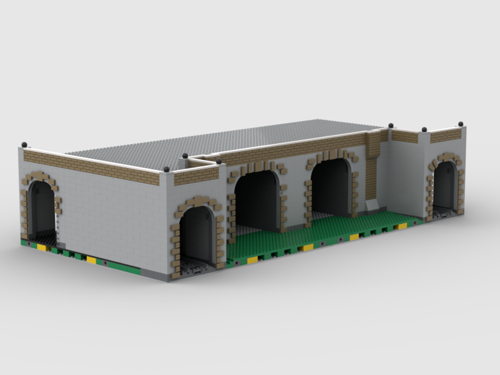 Lego Moc Tunnel Train By Gijoseph25b Rebrickable Build With Lego