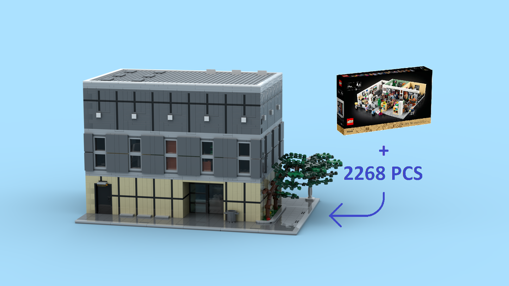LEGO MOC The Office Dunder Mifflin Modular Building by lego_modular ...