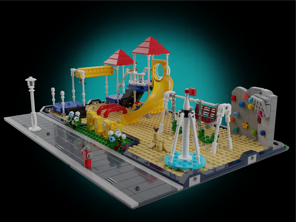 Lego Moc Modular Playground By Veyniac Rebrickable Build With Lego