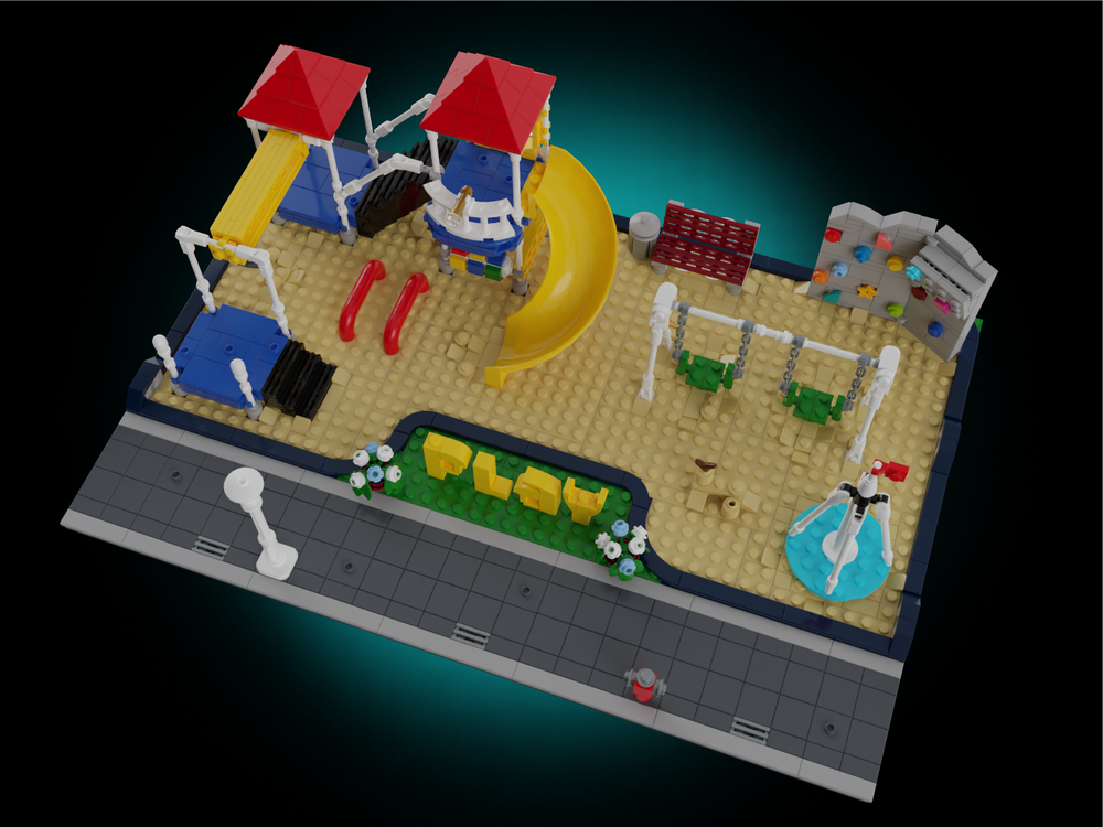 Lego Moc Modular Playground By Veyniac Rebrickable Build With Lego