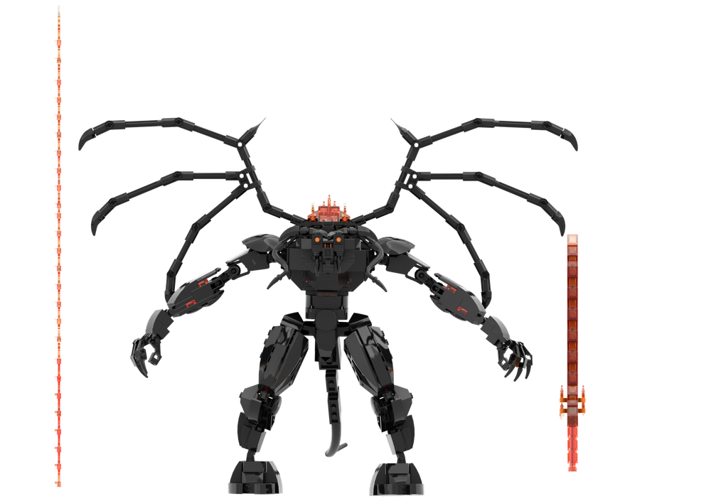 LEGO MOC Balrog of Moria by LordBricker | Rebrickable - Build with LEGO