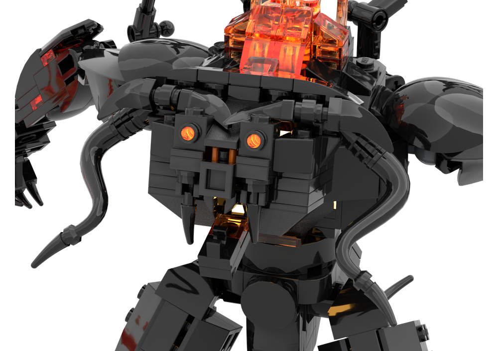 Lego Moc Balrog Of Moria By Lordbricker Rebrickable Build With Lego