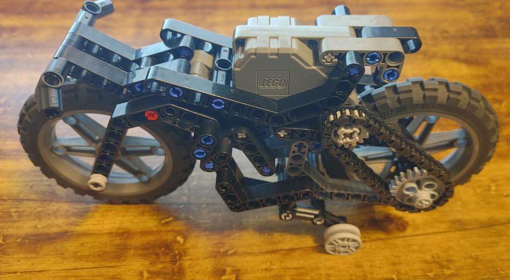 LEGO MOC Pullback Motorcycle (with balance wheels) by divinus.artem ...