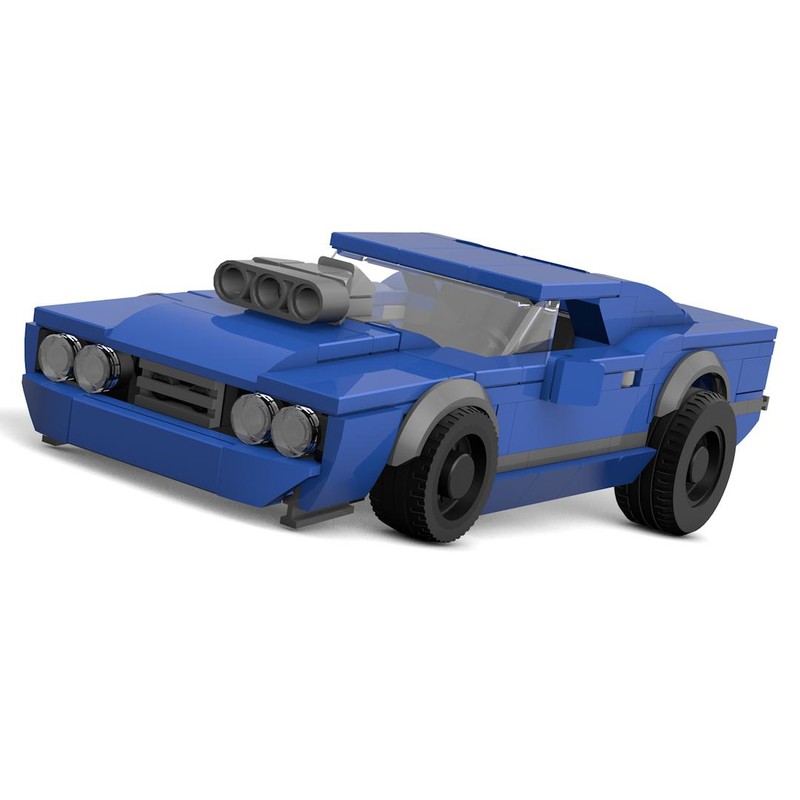 LEGO MOC American Muscle Car No2 - 8 Stud wide style by klara_mocs ...