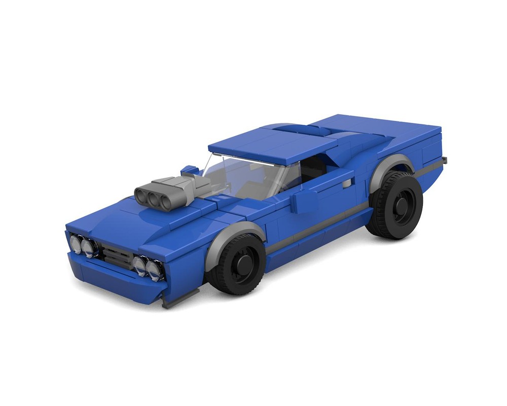 LEGO MOC American Muscle Car No2 - 8 Stud wide style by klara_mocs ...