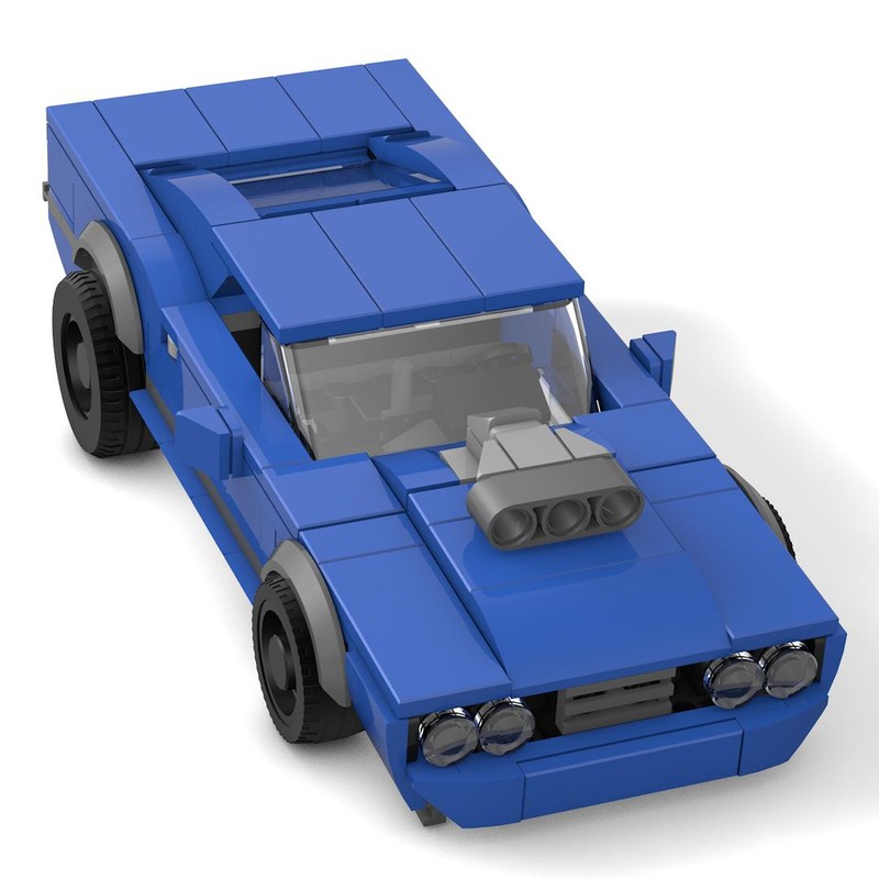 LEGO MOC American Muscle Car No2 - 8 Stud wide style by klara_mocs ...