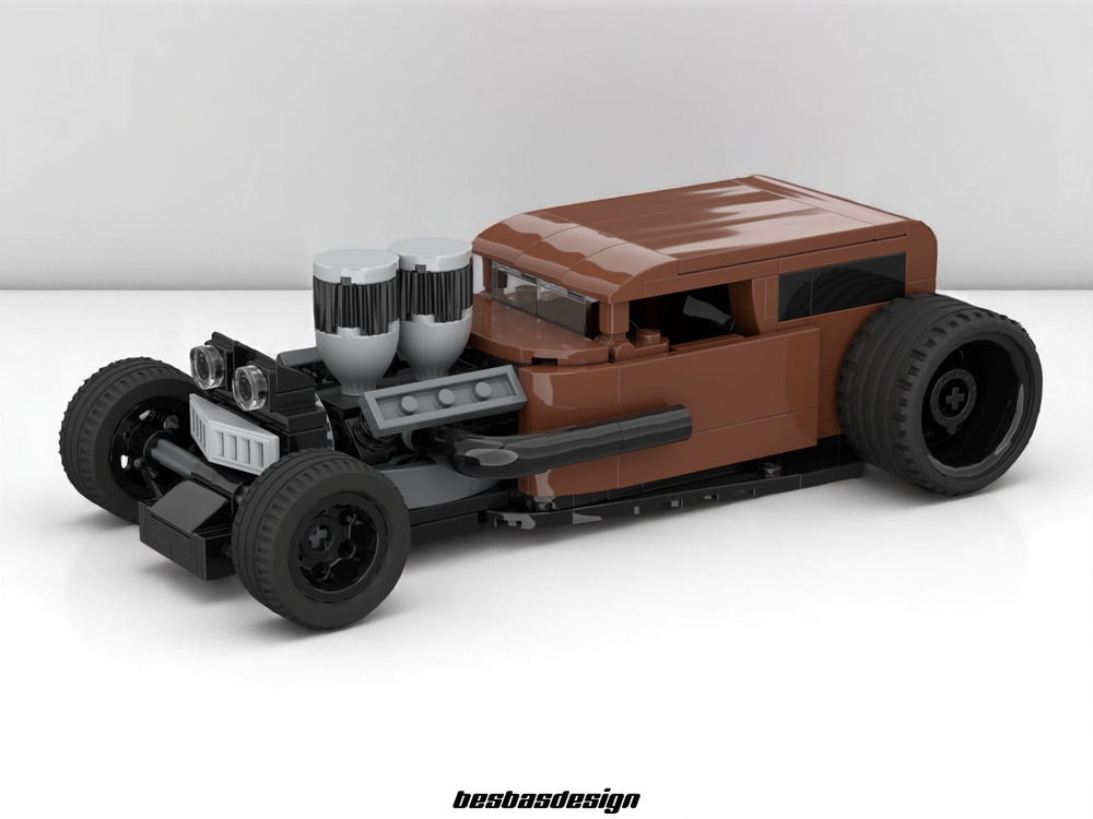 LEGO MOC Hot rod by besbasdesign | Rebrickable - Build with LEGO