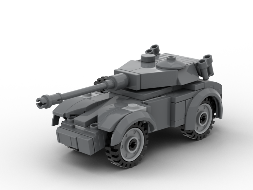 Lego Moc Panhard Aml 90 Minifig Scale 142 By Qwinter Rebrickable