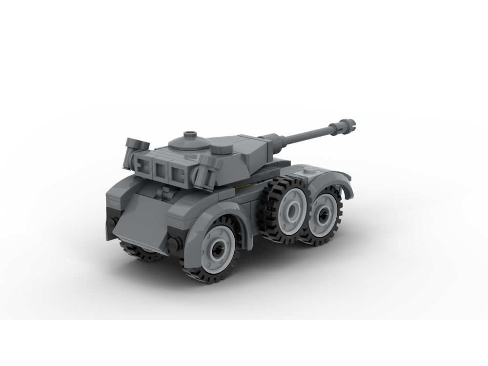 Lego Moc Panhard Aml 90 Minifig Scale 142 By Qwinter Rebrickable