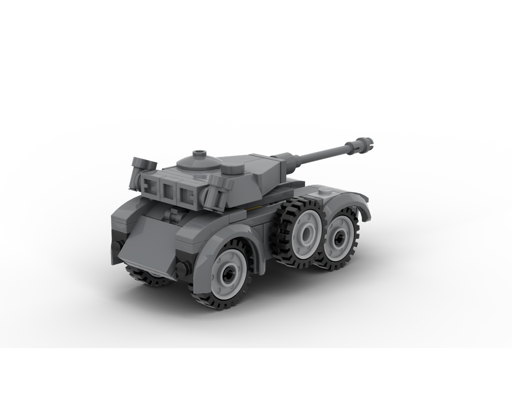 Lego Moc Panhard Aml 90 Minifig Scale 142 By Qwinter Rebrickable