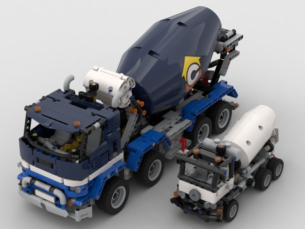 LEGO MOC-125266 Mini Cement Mixer by artemisovsky | Rebrickable - Build ...