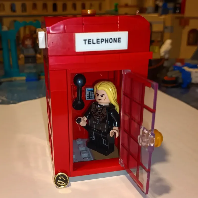 LEGO MOC British Telephone Booth by simplygryffindor | Rebrickable ...