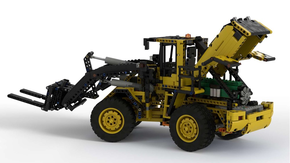 Lego Moc Lego Technic Volvo L220 42030 Mod By Freizeitopfer