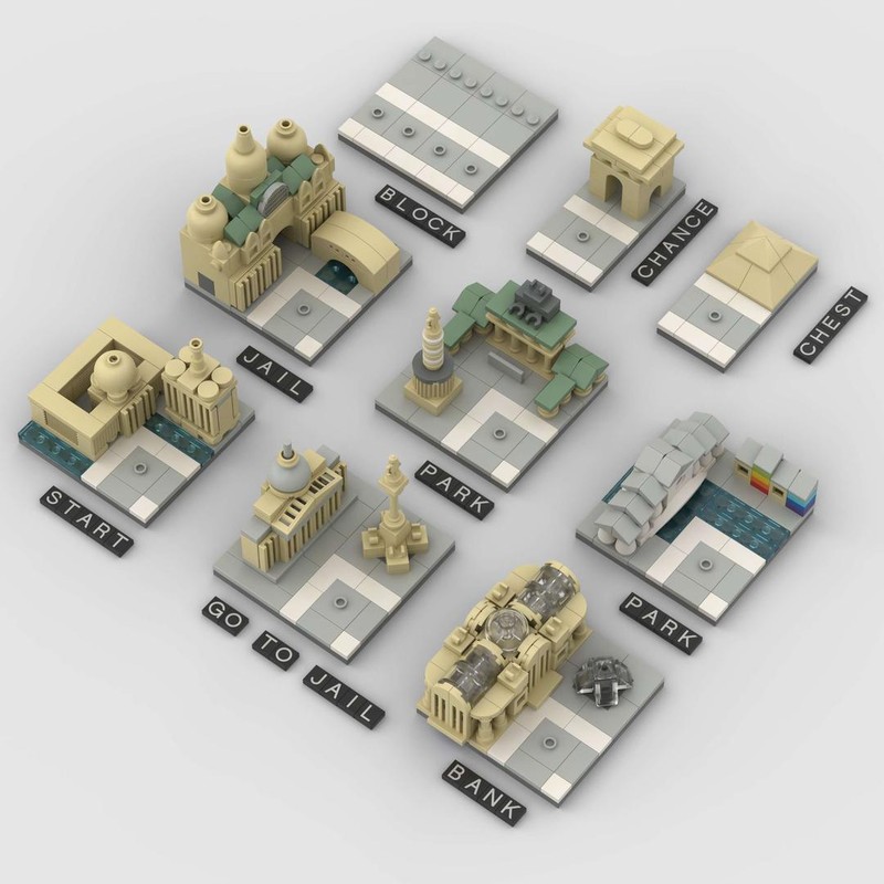 LEGO MOC RICH MAN another version of MONOPOLY - MODULE by uminuo ...