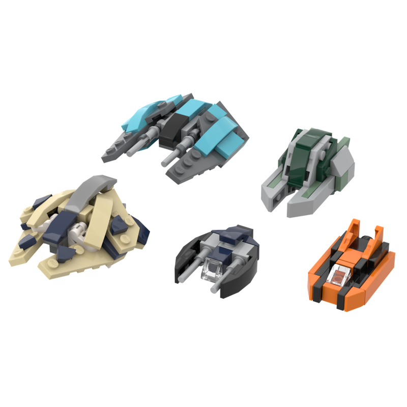 LEGO MOC Micro spacecrafts III. generation by kockafan | Rebrickable ...