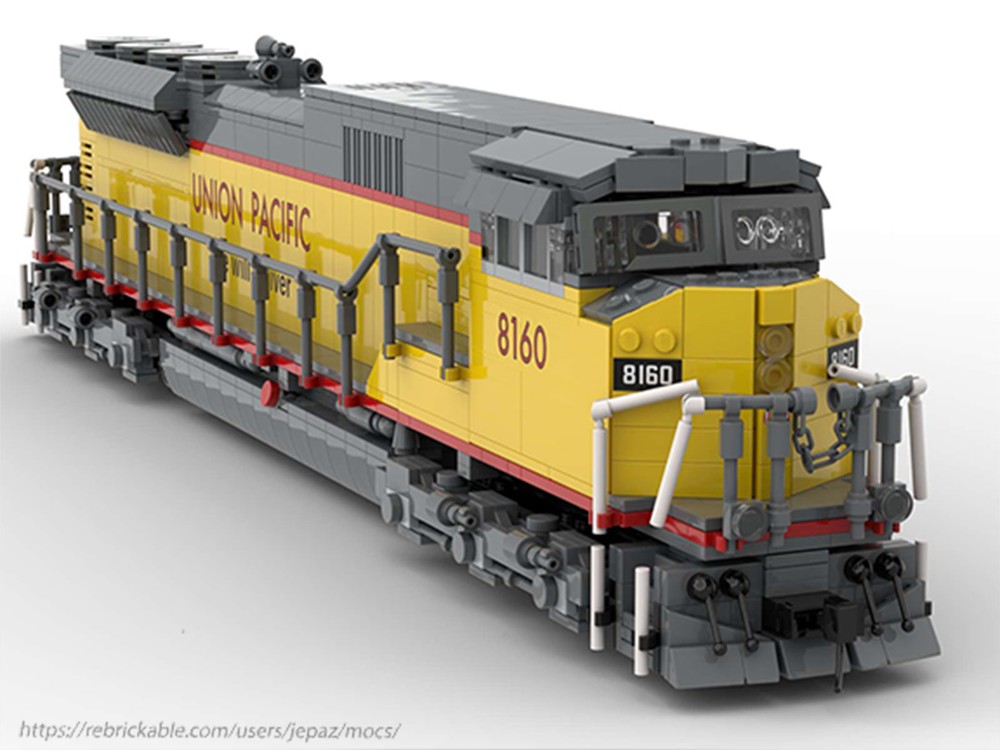 LEGO MOC EMD SD90/43MAC Union Pacific by jepaz | Rebrickable - Build with LEGO