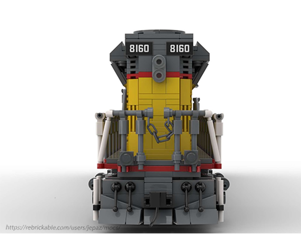 LEGO MOC EMD SD90/43MAC Union Pacific by jepaz | Rebrickable - Build ...