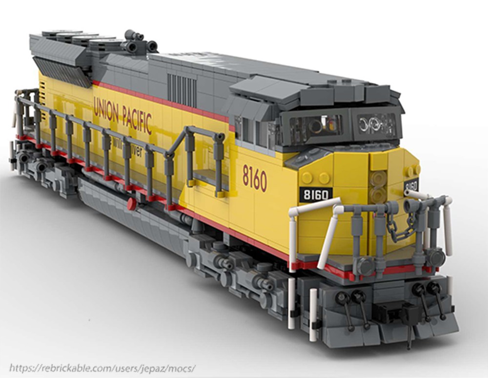 LEGO MOC EMD SD90/43MAC Union Pacific by jepaz | Rebrickable - Build ...