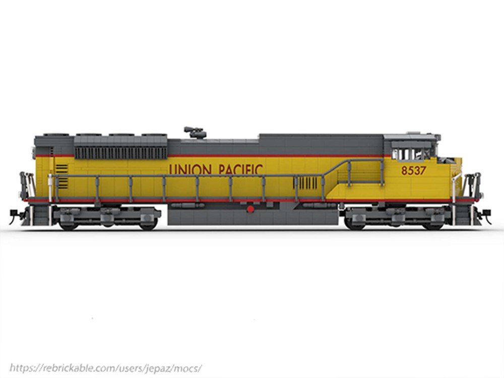 LEGO MOC EMD SD90MAC-H2 Union Pacific by jepaz | Rebrickable - Build ...