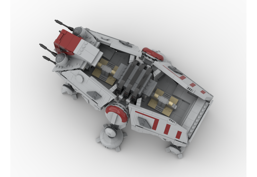 LEGO MOC AT-TE by thelegowolfpack | Rebrickable - Build with LEGO