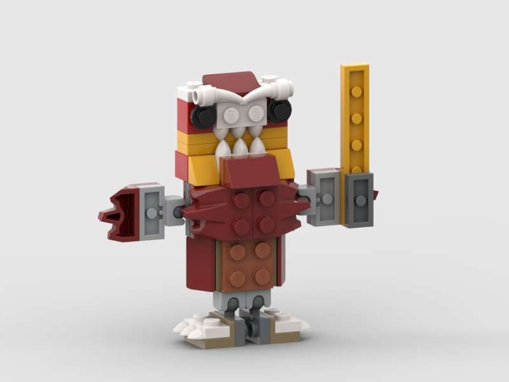 LEGO MOC Angry Porg with Lightsaber by jlherbst77 | Rebrickable - Build ...