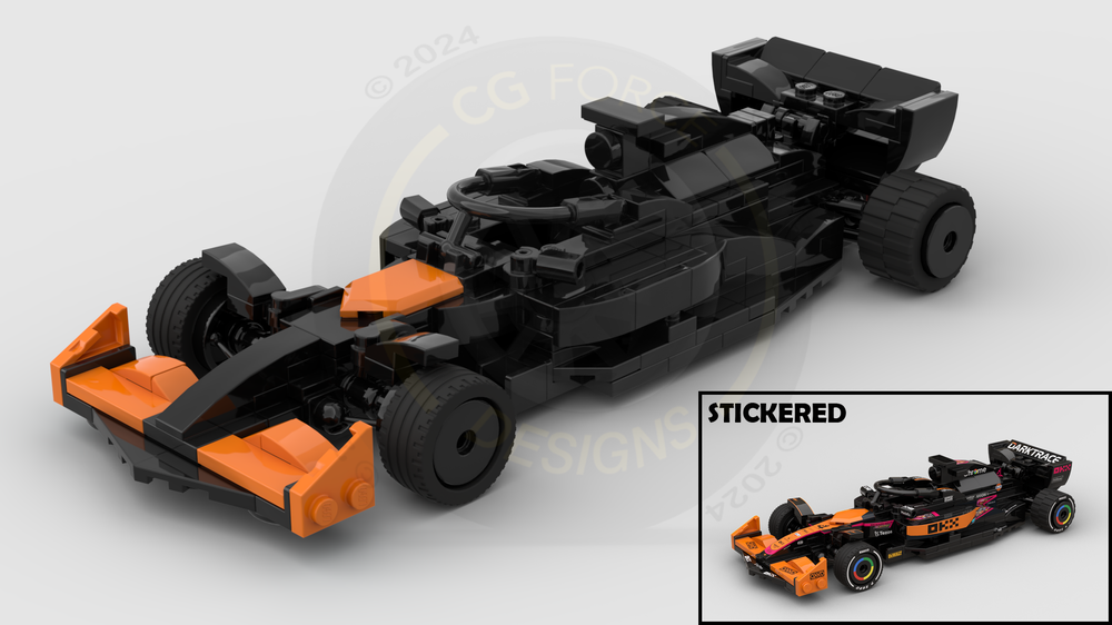 LEGO MOC F1 McLaren MCL36 - Singapore by CGForceDesigns | Rebrickable ...