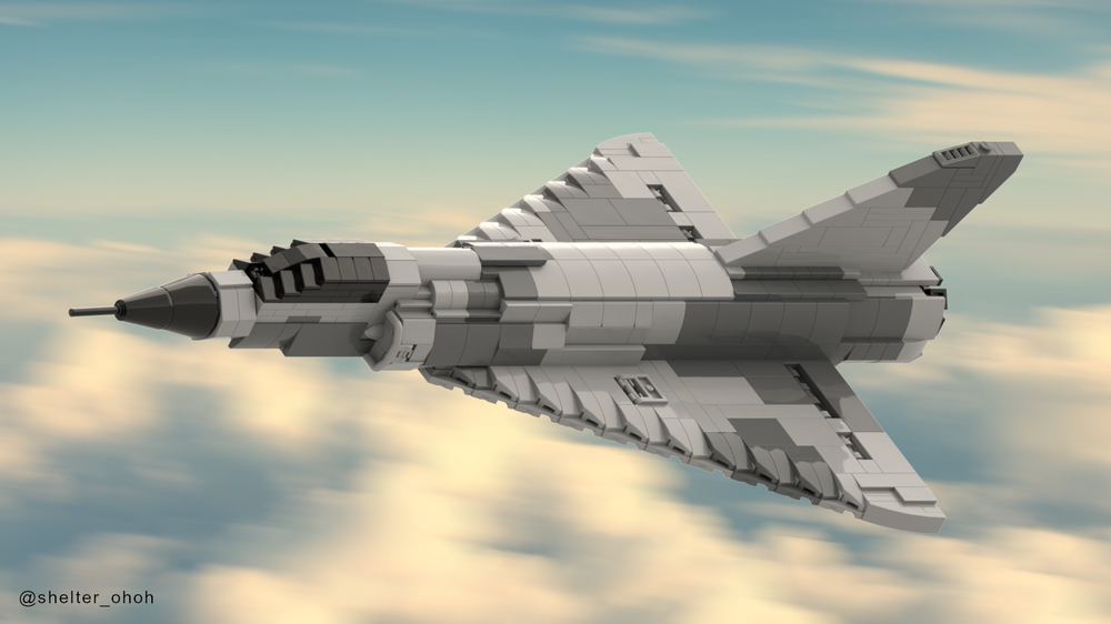 LEGO MOC 1/35 Mirage III by SHELTER_OhOh | Rebrickable - Build with LEGO