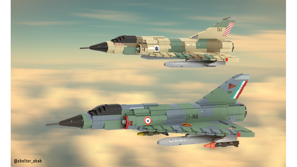 LEGO MOC 1/35 Mirage III by SHELTER_OhOh | Rebrickable - Build with LEGO