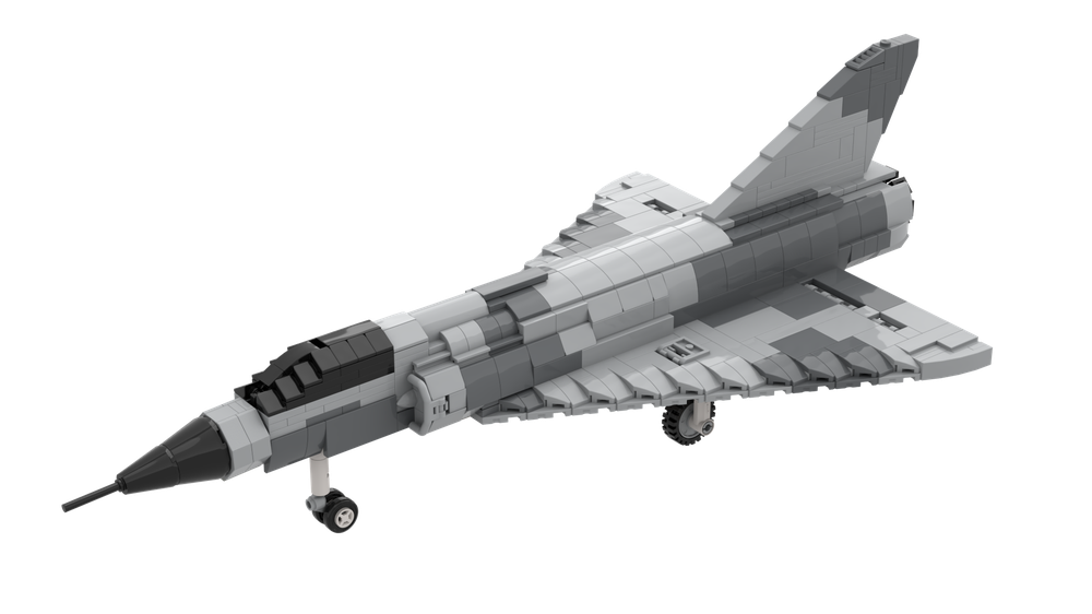 LEGO MOC 1/35 Mirage III by SHELTER_OhOh | Rebrickable - Build with LEGO