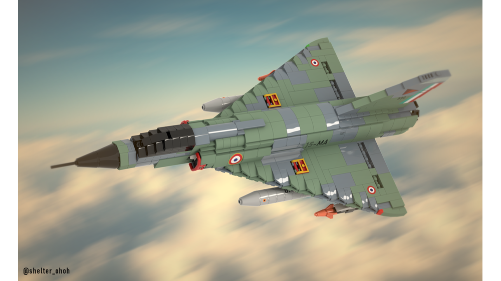 LEGO MOC 1/35 Mirage III by SHELTER_OhOh | Rebrickable - Build with LEGO
