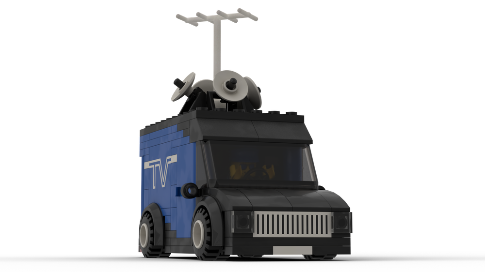 LEGO MOC TV Detector Van by Rusty595 | Rebrickable - Build with LEGO