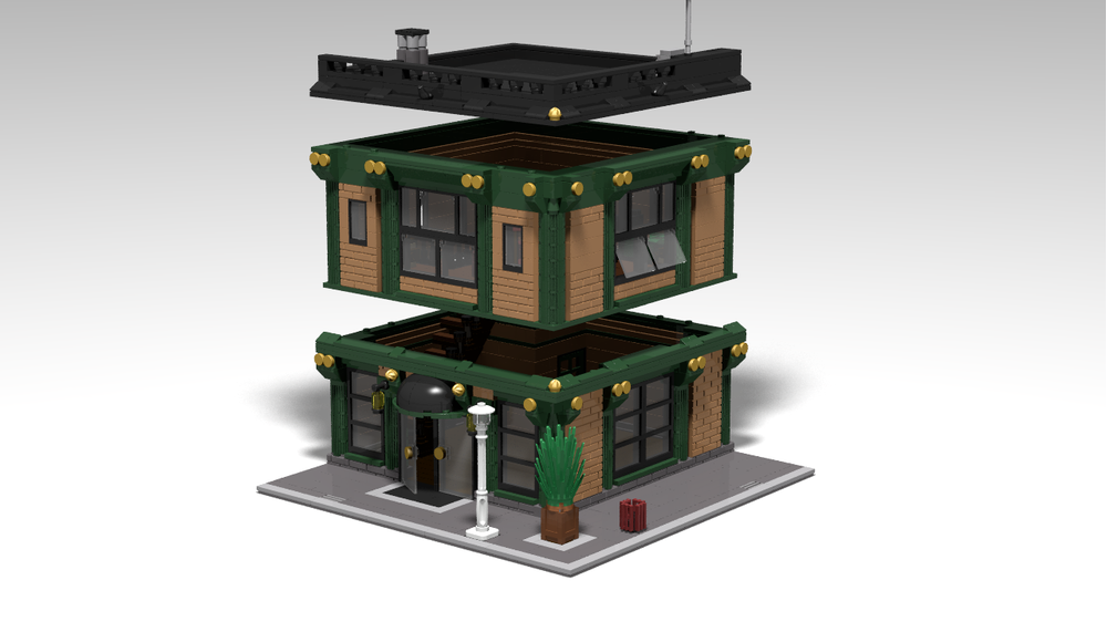 Lego Moc Modular House Moc By Rexss12 Rebrickable Build With Lego