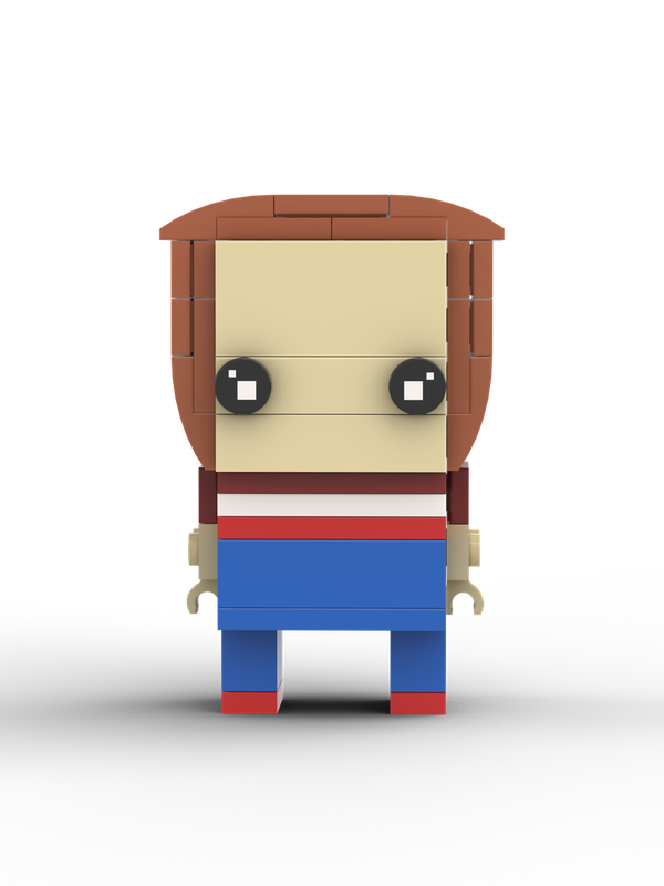 LEGO MOC Chucky brickheadz by Charming2001 | Rebrickable - Build with LEGO