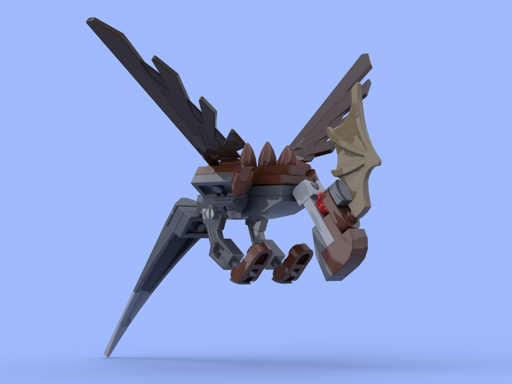 LEGO MOC-125405 Pterosaur / dragon (poseable) by aquir | Rebrickable ...