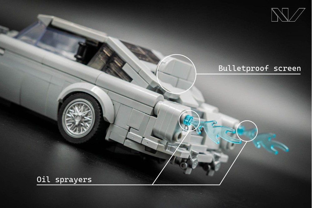 Lego Moc Aston Martin Db5 007 By Nv Carmocs Rebrickable Build