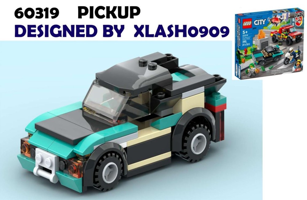 LEGO MOC 60319 PICKUP by xlash0909 | Rebrickable - Build with LEGO