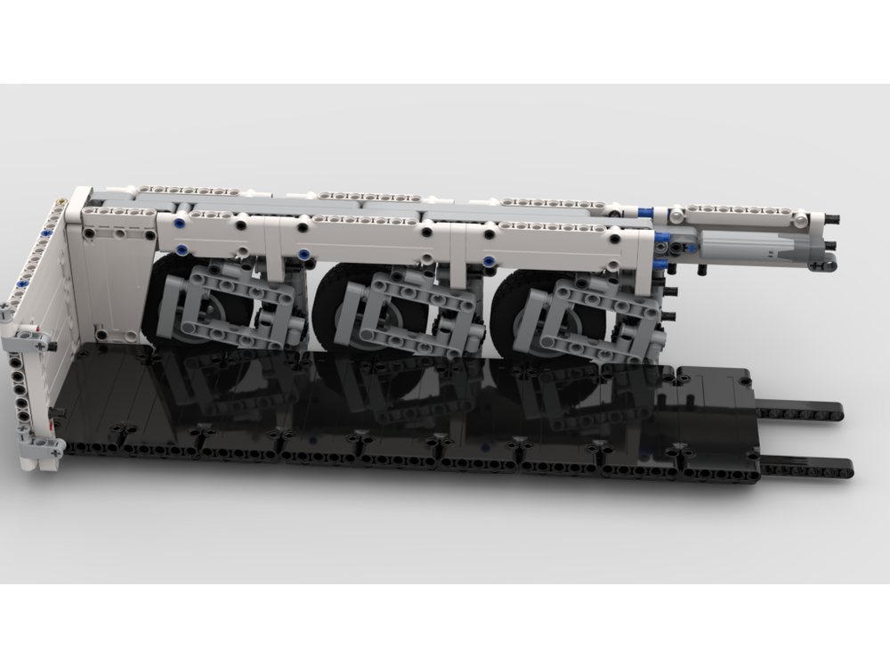 Lego Moc Inloader Semitrailer 19wide By Efferman Rebrickable Build