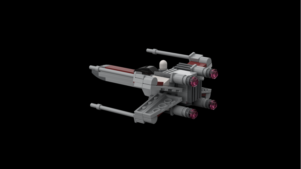 Lego Moc Micro X Wing By Szalonychemik Rebrickable Build With Lego